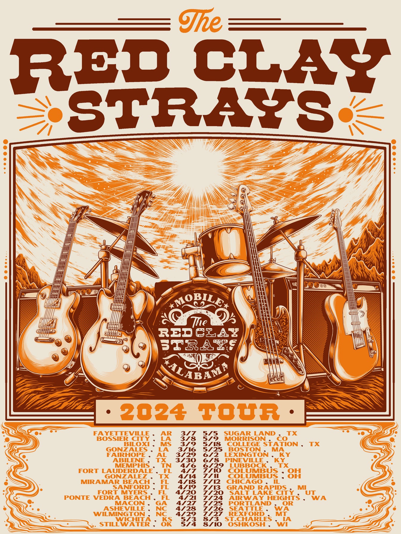 D14 | RED CLAY STRAYS | 2024 TOUR – Soundwaves Creative